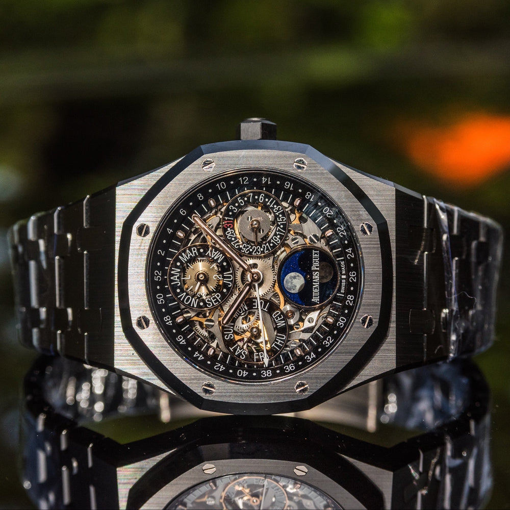 Audemars Piguet 26585CE Royal Oak Perpetual Calendar Openworked Black