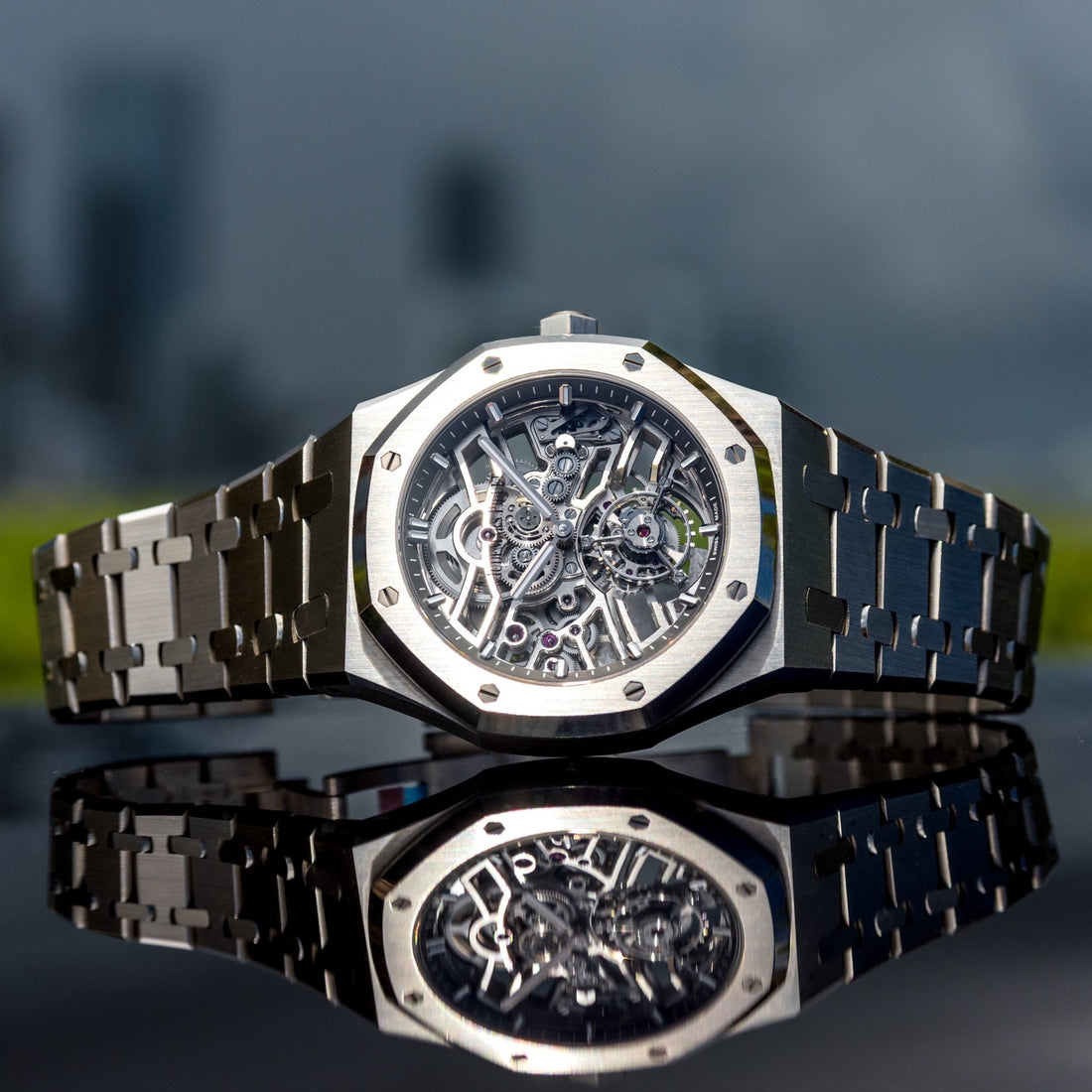 2022 Audemars Piguet Royal Oak Steel Flying Tourbillon Squelette Skele