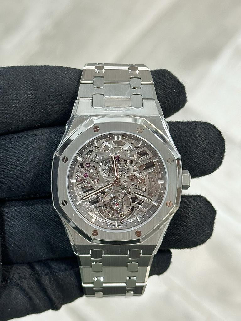 Audemars Piguet Royal Oak Steel Flying Tourbillon Squelette Skeleton D