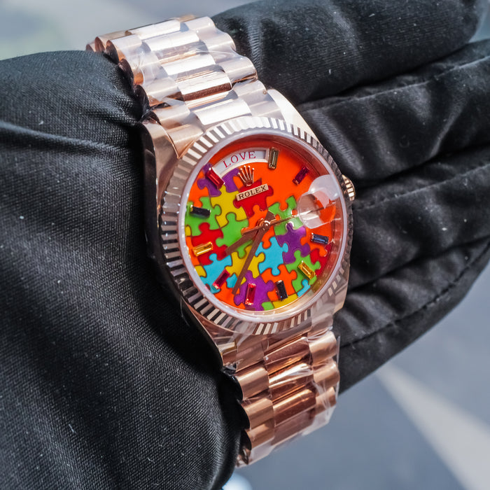 Rolex 2024 Day-Date 36mm 128235 Puzzle Dial